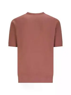 LARDINI Short-sleeve Knitted T-shirt