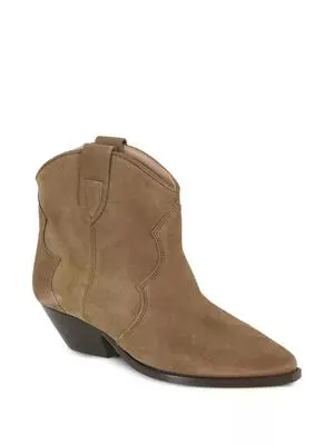 Isabel Marant Étoile Dewina Suede Ankle Boots - Brown