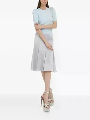 TRUSSARDI Flared Midi Skirt - Grey