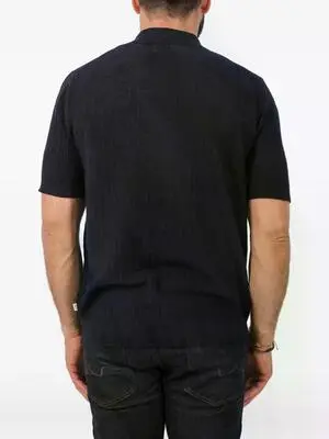 Nn07 Nolan Buttoned Short-sleeve Shirt - Blue