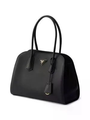 Prada Leather Tote Bag - Black