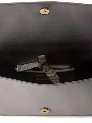 Prada Mini Satin Shoulder Bag - Grey