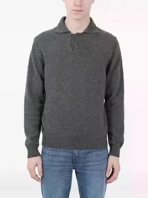 ZANONE Mélange-effect Polo Shirt