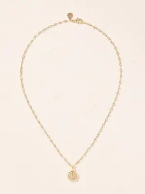 MARLO LAZ Lasso 14-karat Diamond Necklace - Gold