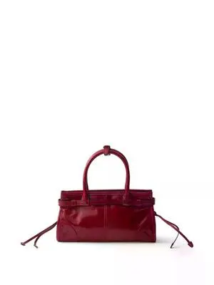 Prada Bonnie Leather Mini Handbag - Red