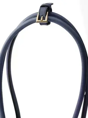 Prada Medium Bonnie Leather Tote Bag - Blue