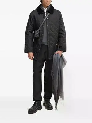 Barbour Liddesdale Diamond-quilt Jacket - Black