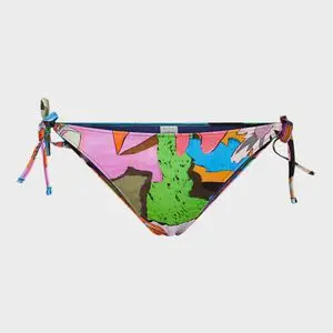 Paul Smith River Collage Bikini Bottom - Pink