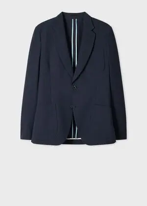 Paul Smith Cotton-blend Seersucker Stripe Blazer