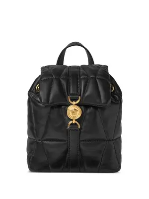 Versace Kleo Leather Backpack - Black