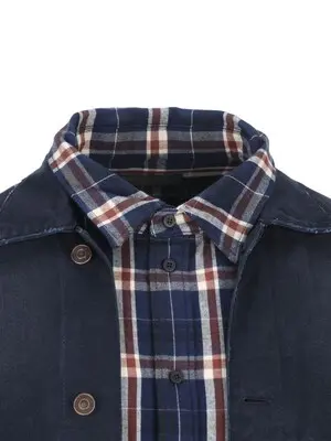 Balenciaga Cotton Shirt Jacket - Blue