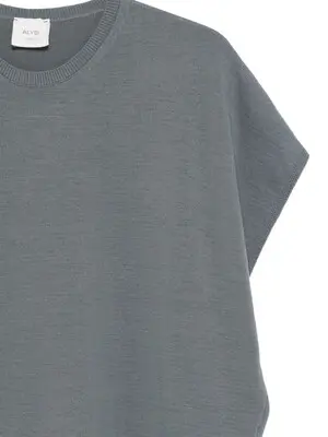 ALYSI Cotton T-shirt - Grey