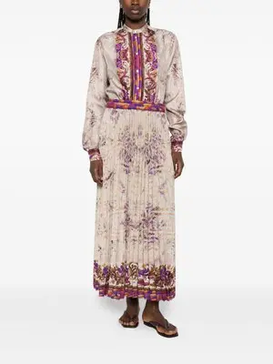 PIERRE-LOUIS MASCIA Printed Silk Shirt - Pink