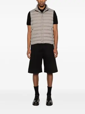 Herno Nylon Down Vest - Grey