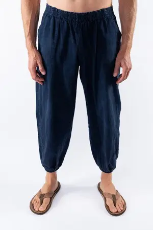 ARIKO Casual Trousers - Dark Navy
