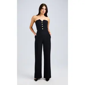 Generation Love Camilo Crepe Jumpsuit - Black