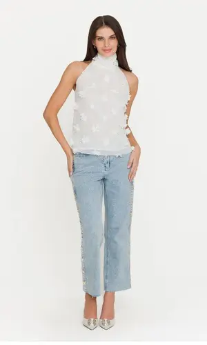 Generation Love Stephen Button Wide-leg Jeans