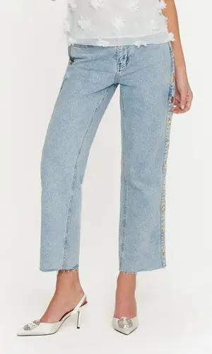 Generation Love Stephen Button Wide-leg Jeans
