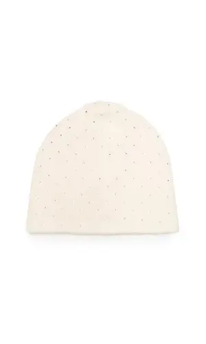Generation Love Norah Crystal Beanie White