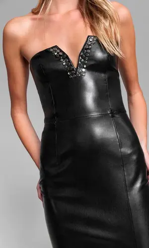 Generation Love Isabel Studded Vegan Leather Dress