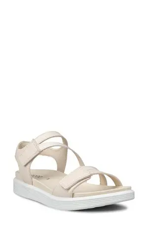 Ecco Soft Three Strap Sandal - Limestone/limestone