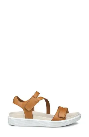 Ecco Soft Three Strap Sandal - Lion