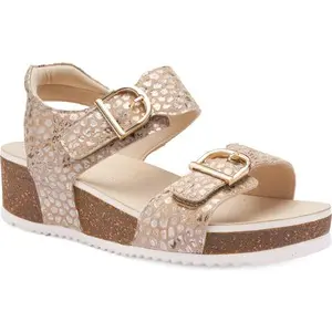 ARA Nova Slingback Platform Wedge Sandal - Camel