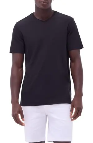 Bugatchi Holden Pima Cotton T-shirt - Black