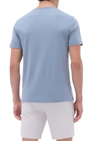 Bugatchi Holden Pima Cotton T-shirt - Shark