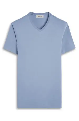 Bugatchi Holden Pima Cotton T-shirt - Shark