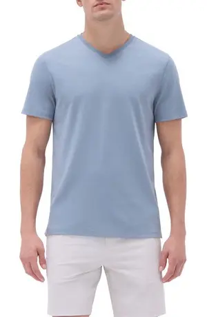 Bugatchi Holden Pima Cotton T-shirt - Shark