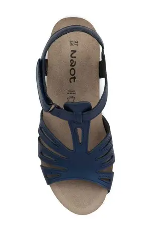 Naot Starlet Wedge Sandal - Polar Sea Leather