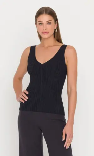 Generation Love Andie Sweater Tank - Black