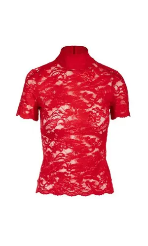 Generation Love Callen Lace Top - Scarlet