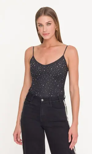 Generation Love Agnes Crystal Bodysuit