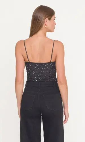 Generation Love Agnes Crystal Bodysuit