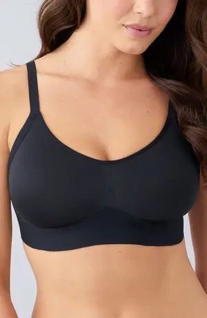 Wacoal Lounge Easy Like Sunday Wire Free T-shirt Bra - Black
