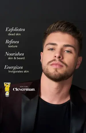 CLEVERMAN Energizing Face & Beard Scrub With Menthol