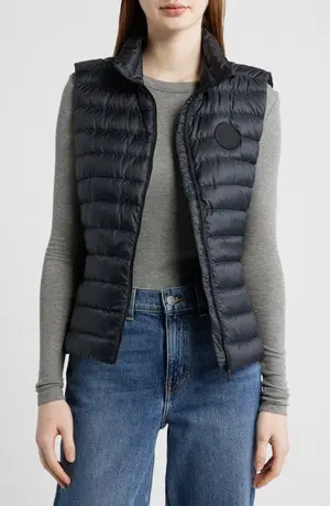 Canada Goose Aethera Quilted Ripstop Down Puffer Vest - Black