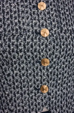 Donna Karan New York Tweed Crop Jacket