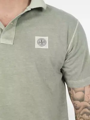 Stone Island Logo-patch Polo Shirt