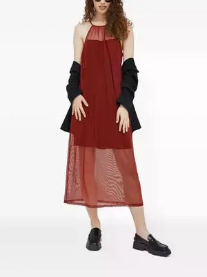 Dkny Halterneck Midi Dress