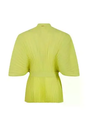 TWINSET Pleated Tie Blouse
