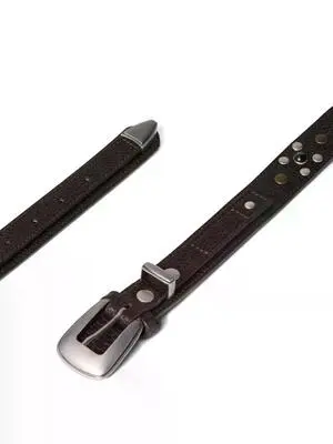 LEMAIRE Studded Buckle Belt