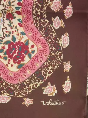 Valentino Garavani Floral-print Scarf