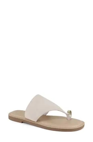 Splendid Lily Toe Loop Sandal - Oat