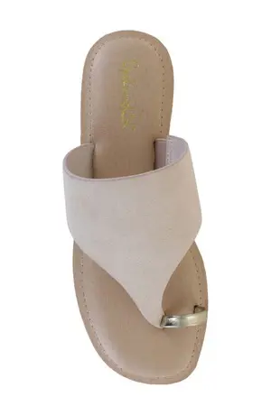 Splendid Lily Toe Loop Sandal - Oat
