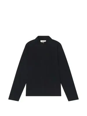 O.FILES Half-zip Long Sleeve T-shirt
