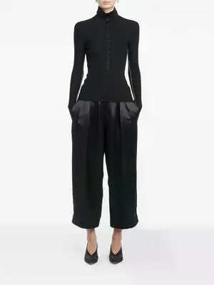 Maria Mcmanus Elasticated-waistband Cropped Trousers