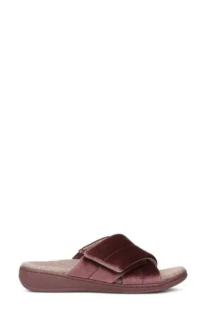 Vionic Relax Ii Plush Slide Sandal - Sable